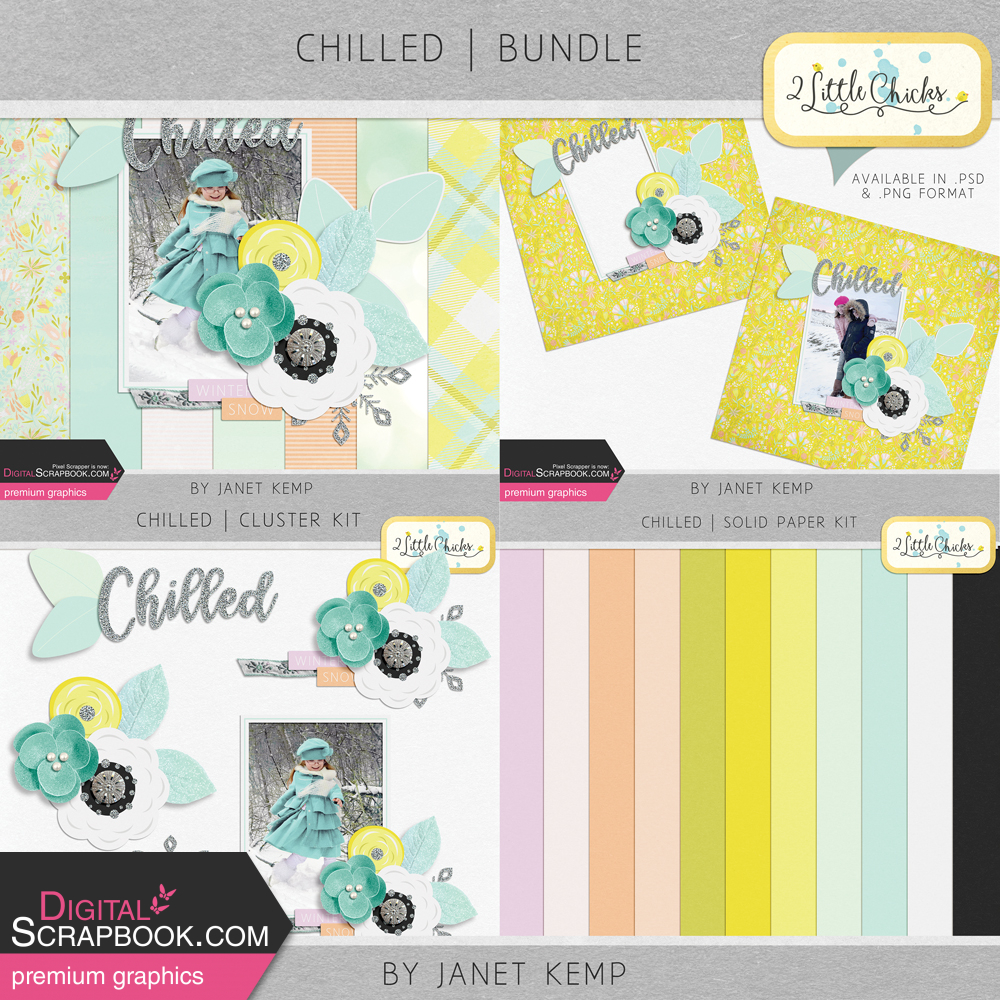 Chilled - Bundle by Janet Kemp | DigitalScrapbook.com Digital Scrapbooking