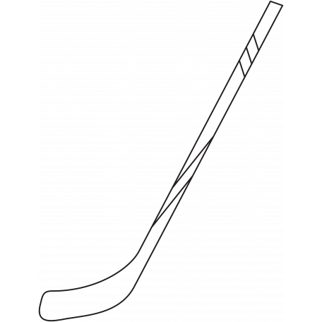 Illustration Hockey Stick Template graphic by Marisa Lerin ...