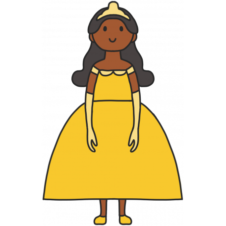 Draw It Kit Princesses - Princess 2c graphic by Marisa Lerin ...