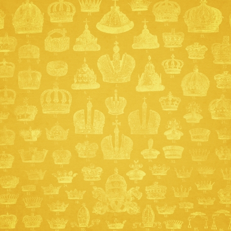All The Princesses - Yellow Crown Paper graphic by Janet Kemp | DigitalScrapbook.com Digital ...