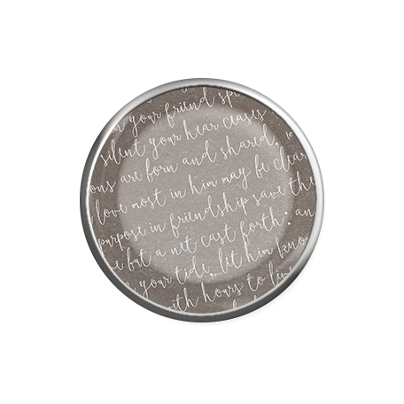 Through Thick & Thin - Brown Poem Brad graphic by Janet Kemp | DigitalScrapbook.com Digital ...