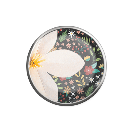 Through Thick & Thin - White Flower Brad 03 graphic by Janet Kemp | DigitalScrapbook.com Digital ...