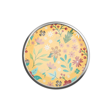 Through Thick & Thin - Yellow Floral Brad graphic by Janet Kemp | DigitalScrapbook.com Digital ...