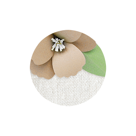 Through Thick & Thin - Brown Flower Dot graphic by Janet Kemp | DigitalScrapbook.com Digital ...