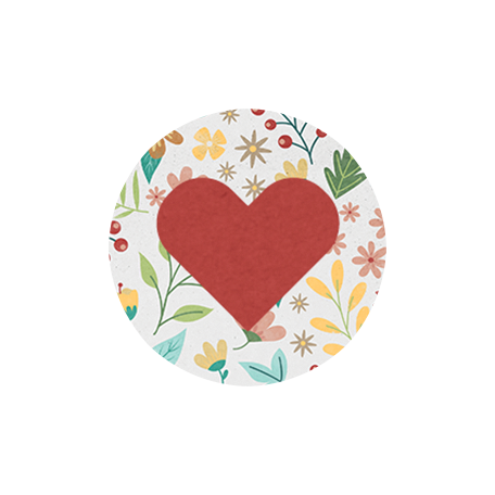 Through Thick & Thin - Heart Dot 02 graphic by Janet Kemp | DigitalScrapbook.com Digital ...