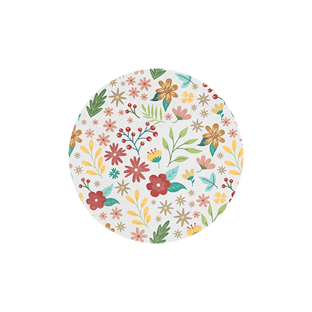 Through Thick & Thin - White Floral Dot 01 graphic by Janet Kemp | DigitalScrapbook.com Digital ...