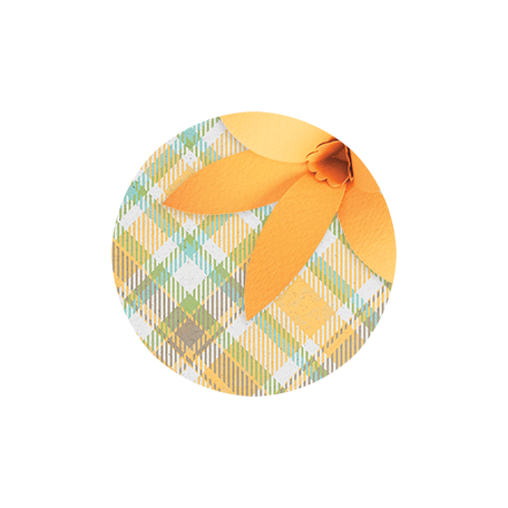 Through Thick & Thin - Yellow Flower Dot graphic by Janet Kemp | DigitalScrapbook.com Digital ...