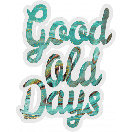 Through Thick & Thin – Good Old Days Word Art graphic by Janet Kemp | DigitalScrapbook.com ...