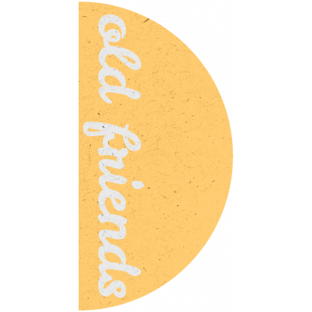 Through Thick & Thin – Old Friends Word Art graphic by Janet Kemp | DigitalScrapbook.com Digital ...