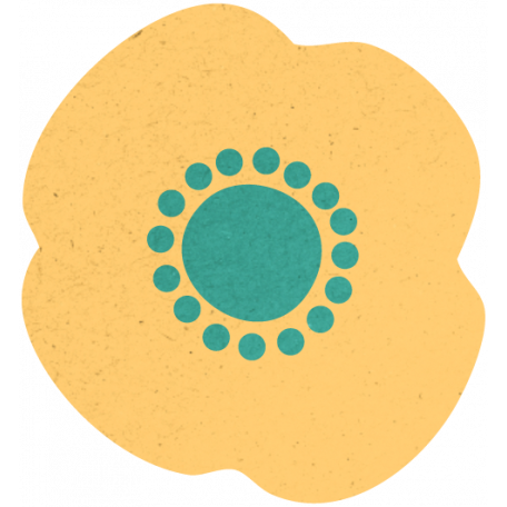 Through Thick & Thin - Doodle Flower 02 graphic by Janet Kemp | DigitalScrapbook.com Digital ...