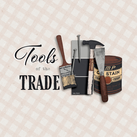 Project Endeavors Tools of the Trade Journal Card 4x4 graphic by ...