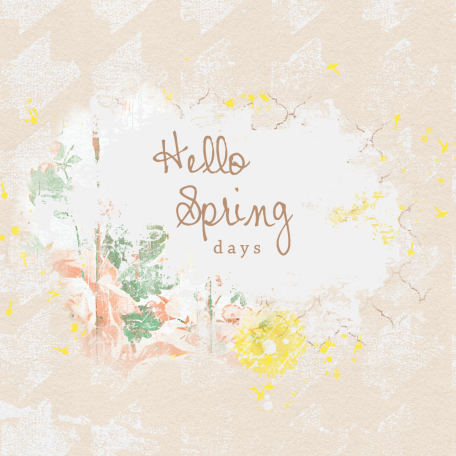 Dandy Dandelions Hello Spring 4x4 Journal Card graphic by Jessica Dunn 🍁 | DigitalScrapbook.com ...