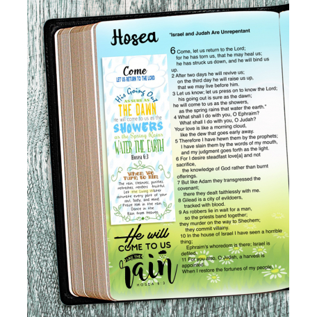 Bible Journaling Hosea 6:3 by Robin Sampson-McCarthy | DigitalScrapbook.com Digital Scrapbooking