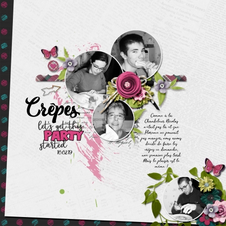 Crêpes party by AMarie Charp | DigitalScrapbook.com Digital Scrapbooking