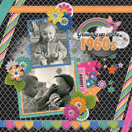 1960s by Olga Pisarenko | DigitalScrapbook.com Digital Scrapbooking