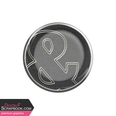 Through Thick & Thin - Black Ampersand Brad graphic by Janet Kemp | DigitalScrapbook.com Digital ...