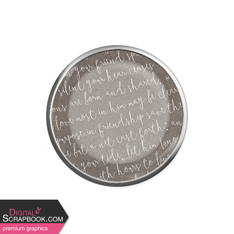 Through Thick & Thin - Brown Poem Brad graphic by Janet Kemp | DigitalScrapbook.com Digital ...