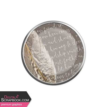 Through Thick & Thin - Feather Brad graphic by Janet Kemp | DigitalScrapbook.com Digital ...