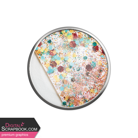 Through Thick & Thin - Glitter Brad 01 graphic by Janet Kemp | DigitalScrapbook.com Digital ...