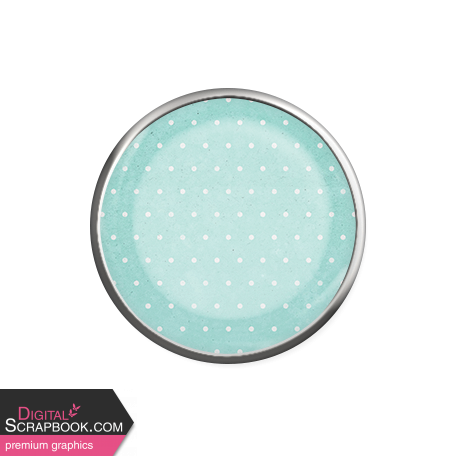 Through Thick & Thin - Teal Dot Brad graphic by Janet Kemp | DigitalScrapbook.com Digital ...