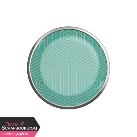 Through Thick & Thin - Teal Geometric Brad graphic by Janet Kemp | DigitalScrapbook.com Digital ...