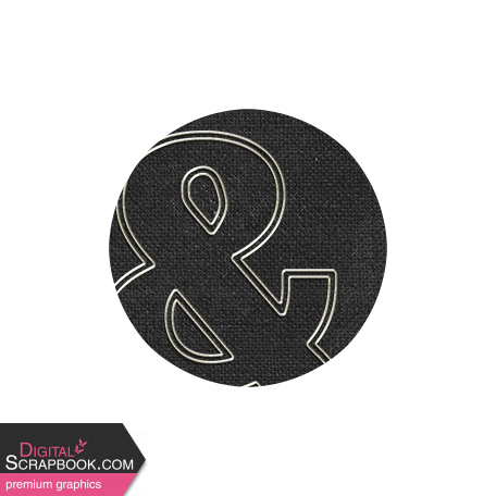 Through Thick & Thin - Black Ampersand Dot graphic by Janet Kemp | DigitalScrapbook.com Digital ...