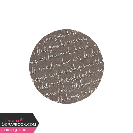 Through Thick & Thin - Brown Poem Dot graphic by Janet Kemp | DigitalScrapbook.com Digital ...