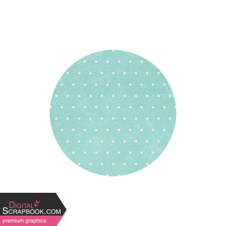 Through Thick & Thin - Teal Polka Dot graphic by Janet Kemp | DigitalScrapbook.com Digital ...