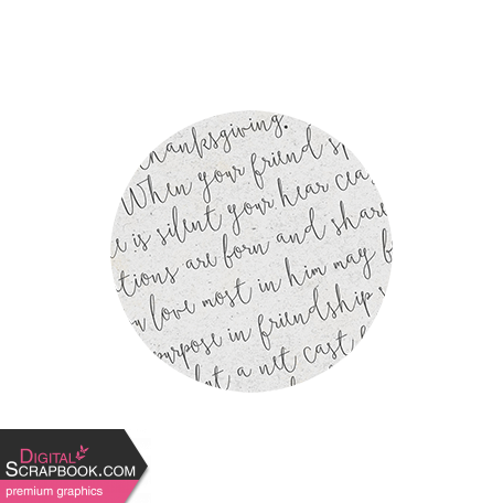 Through Thick & Thin - White Poem Dot graphic by Janet Kemp | DigitalScrapbook.com Digital ...