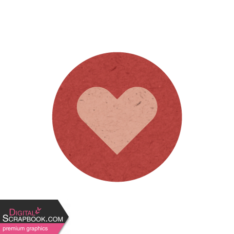 Through Thick & Thin - Circle Heart graphic by Janet Kemp | DigitalScrapbook.com Digital ...