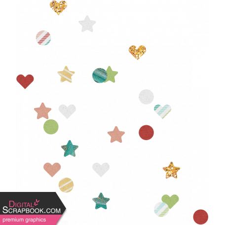 Through Thick & Thin - Scatter graphic by Janet Kemp | DigitalScrapbook.com Digital Scrapbooking