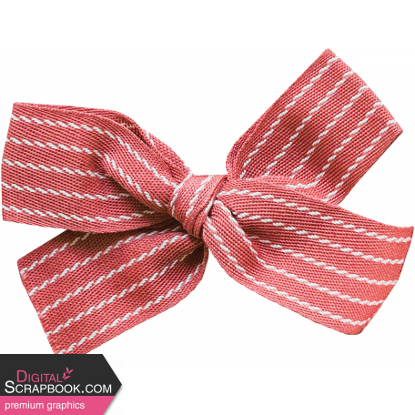 Through Thick & Thin - Salmon Bow graphic by Janet Kemp | DigitalScrapbook.com Digital Scrapbooking