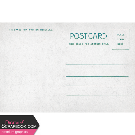 Through Thick & Thin - Postcard graphic by Janet Kemp | DigitalScrapbook.com Digital Scrapbooking